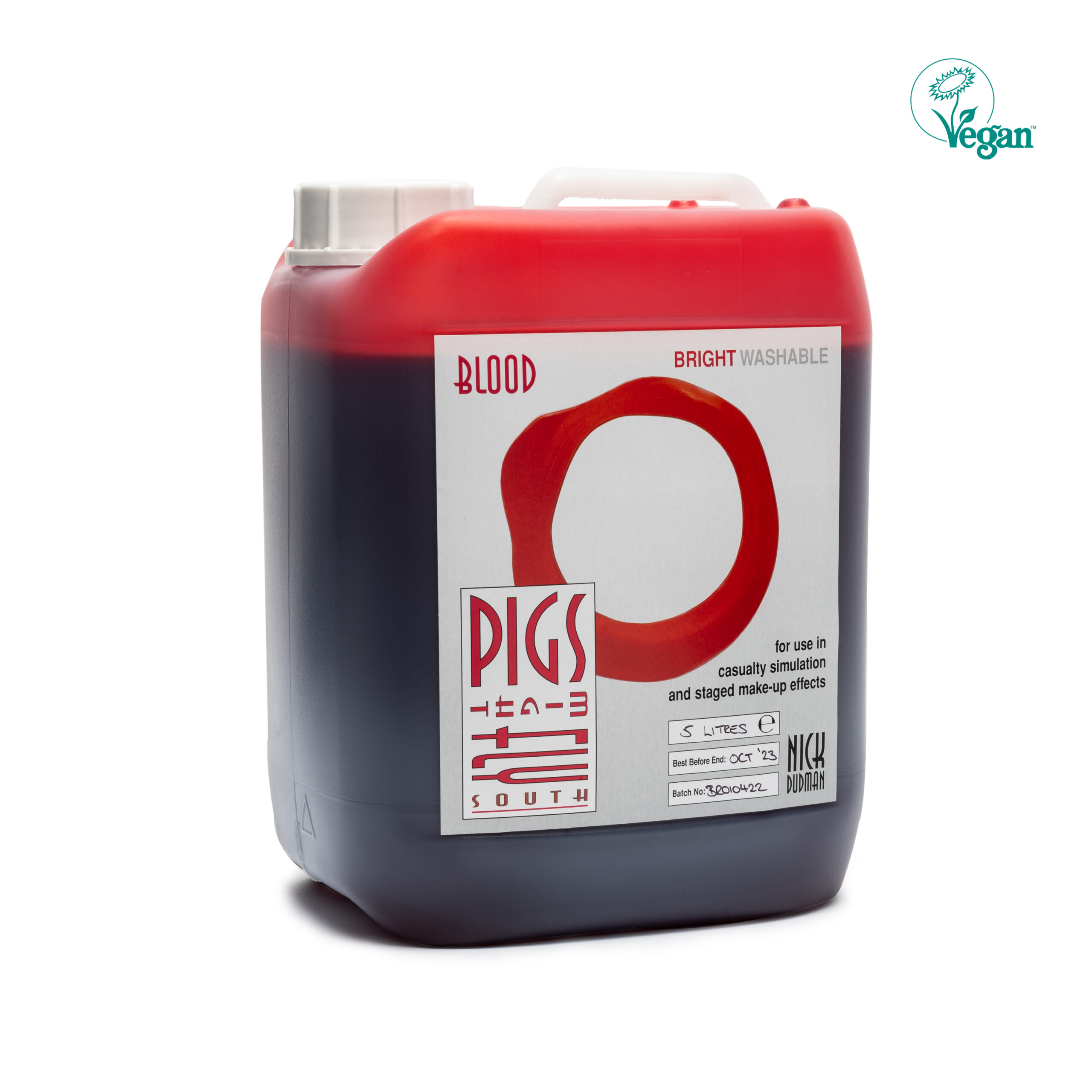 PMFS Bright Red blood, 5 litre - Pigs Might Fly South